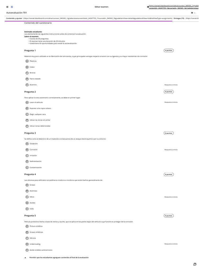 Autoevaluación T01 | PDF