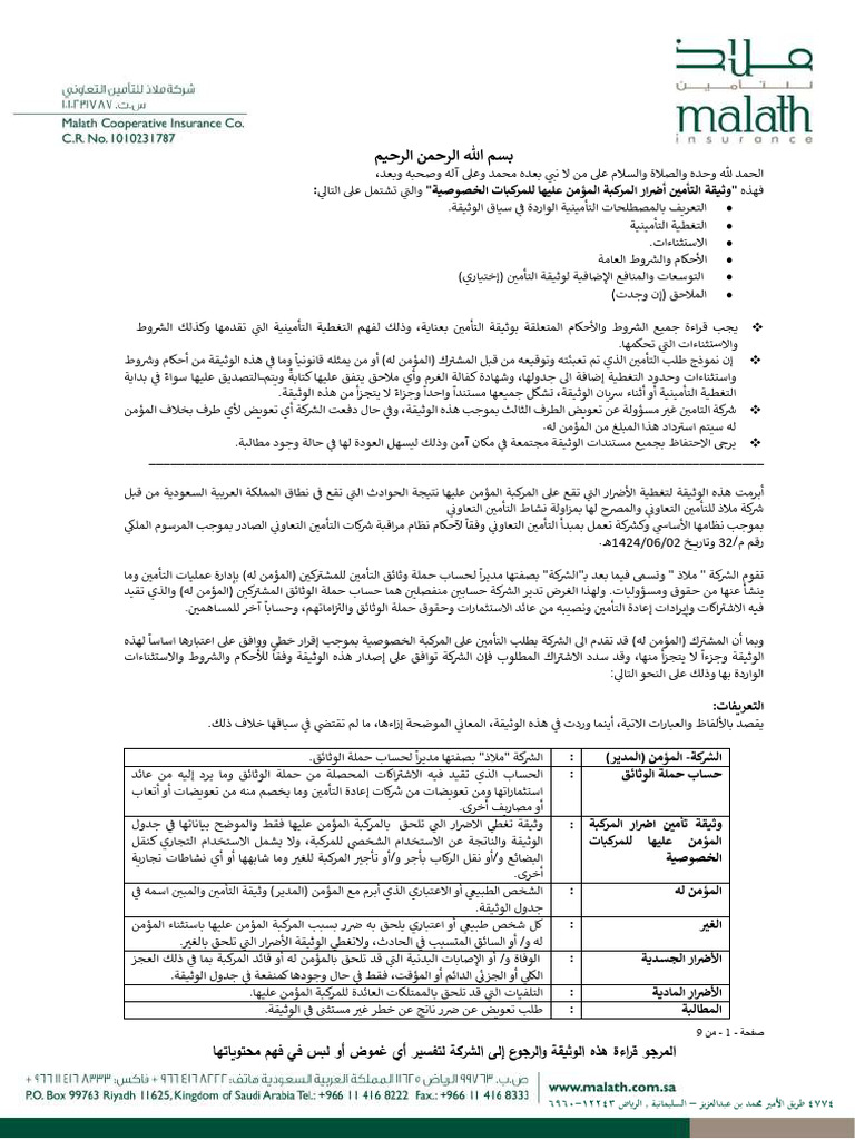 Malath Od Tcs | PDF