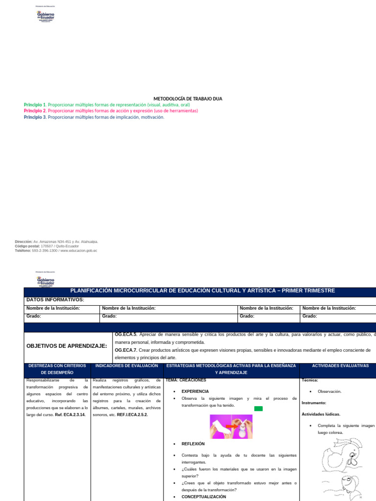2do - Eca - 1er - Trimestre | PDF