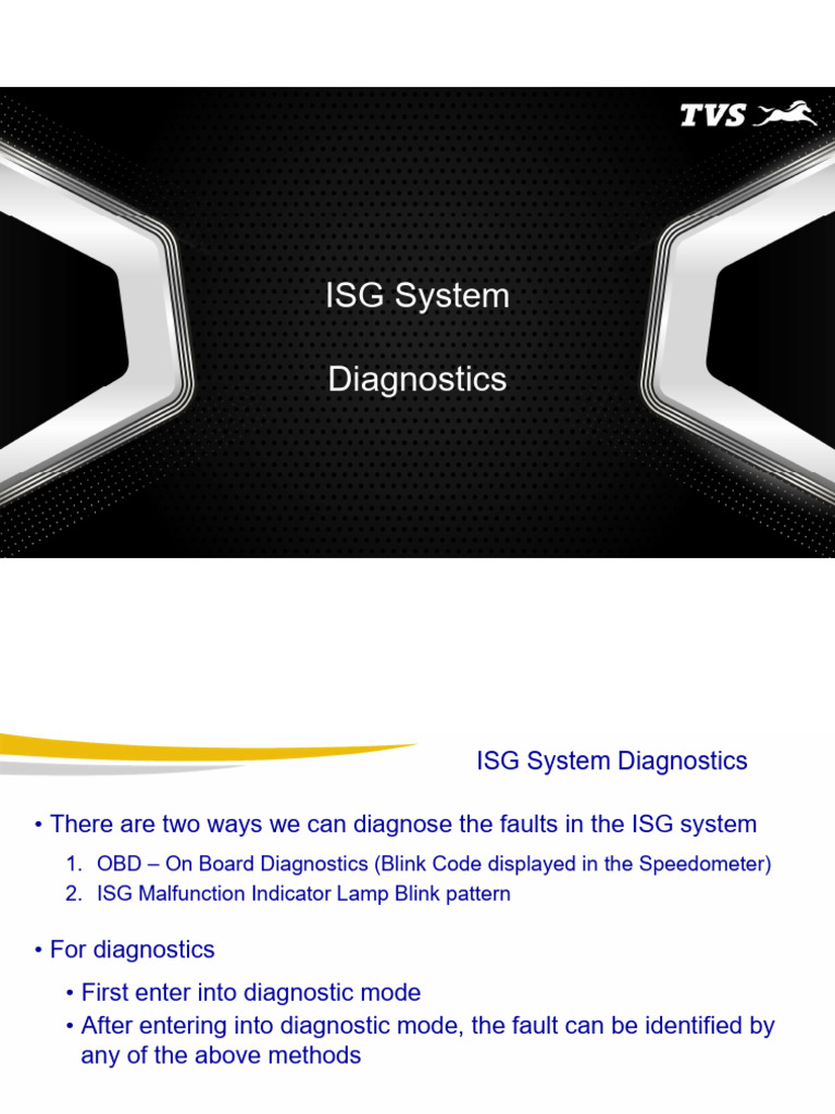 Isg System Diagnostics | PDF