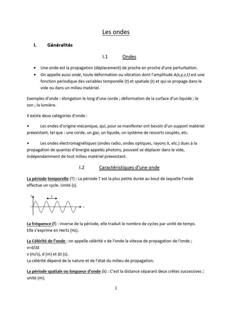 Cours 1 Introduction | PDF