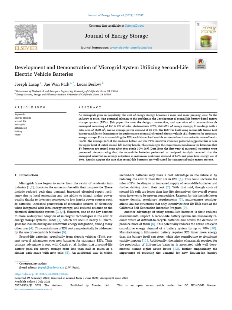 Desarrollo y Demostración de Un Sistema de Microred | PDF