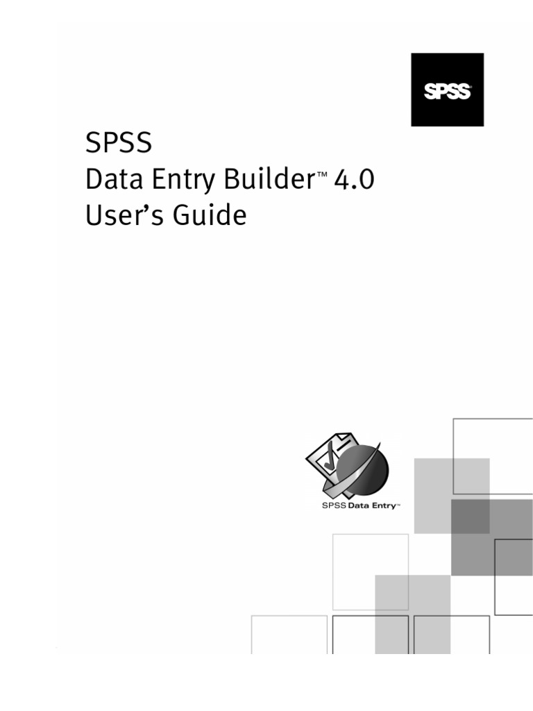 Data Entry Builder 4 0 User's Guide | PDF