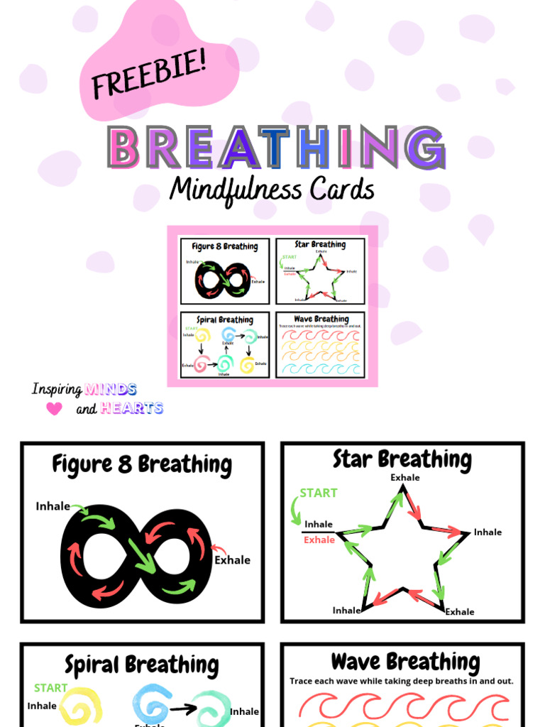 BreathingMindfulnessCardsFREEBIE 1 | PDF