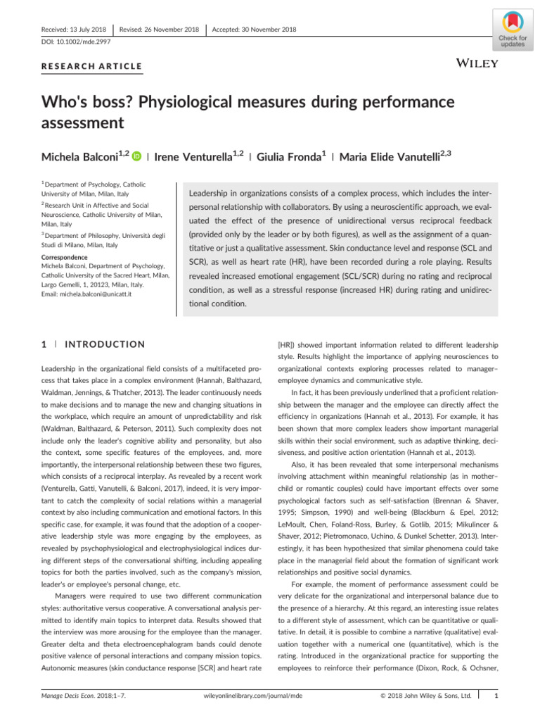 Balconi Et Al. - 2019 - Whos Boss Physiological Measures During ...