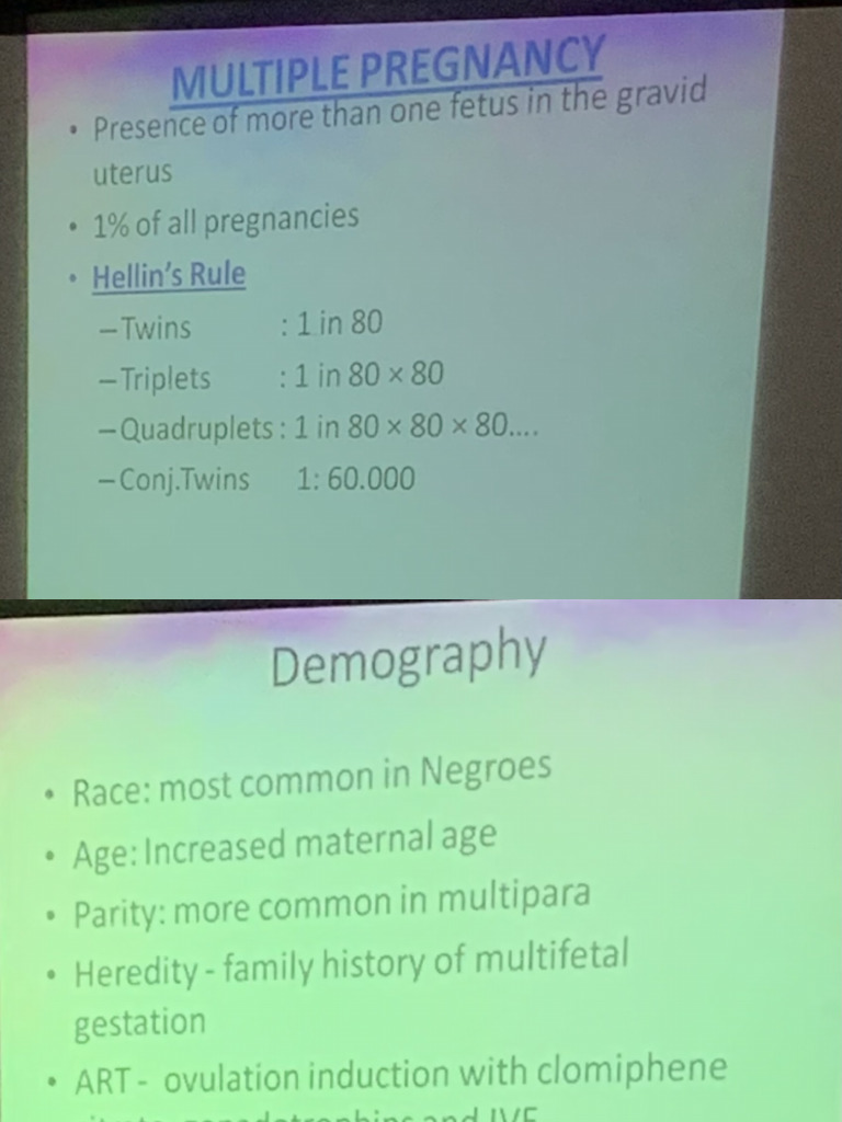 Multiple pregnancy د.عادل | PDF