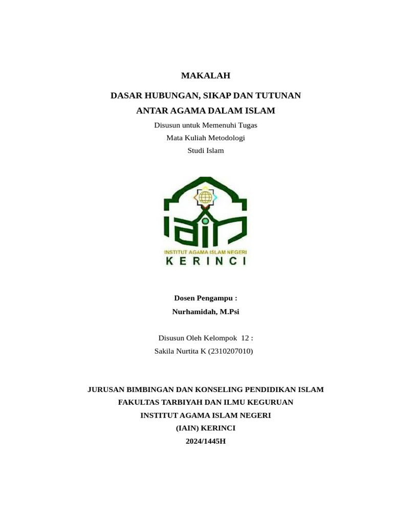 Makalah Agama Lain | PDF