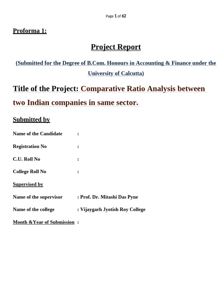 Project Work | PDF