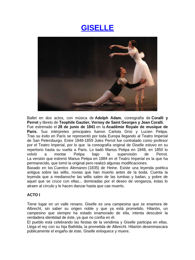 GISELLE | PDF