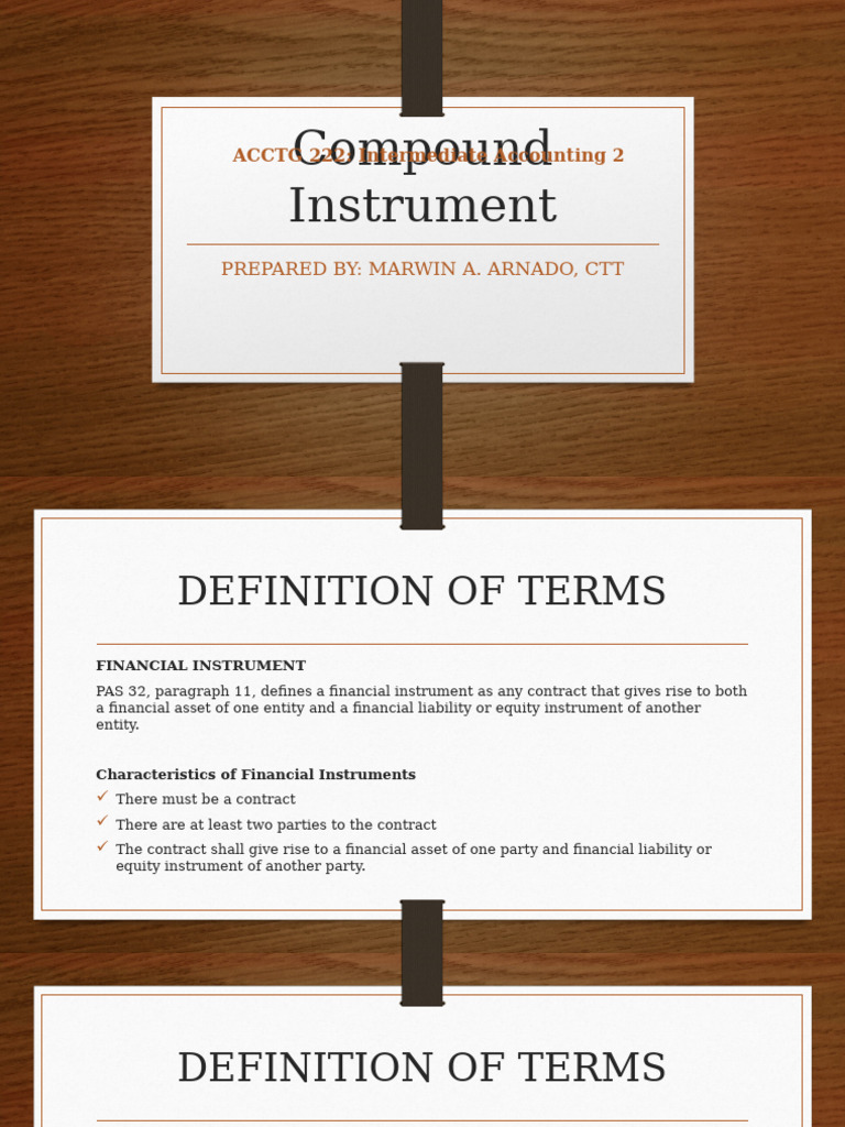 Compound Instrument | PDF