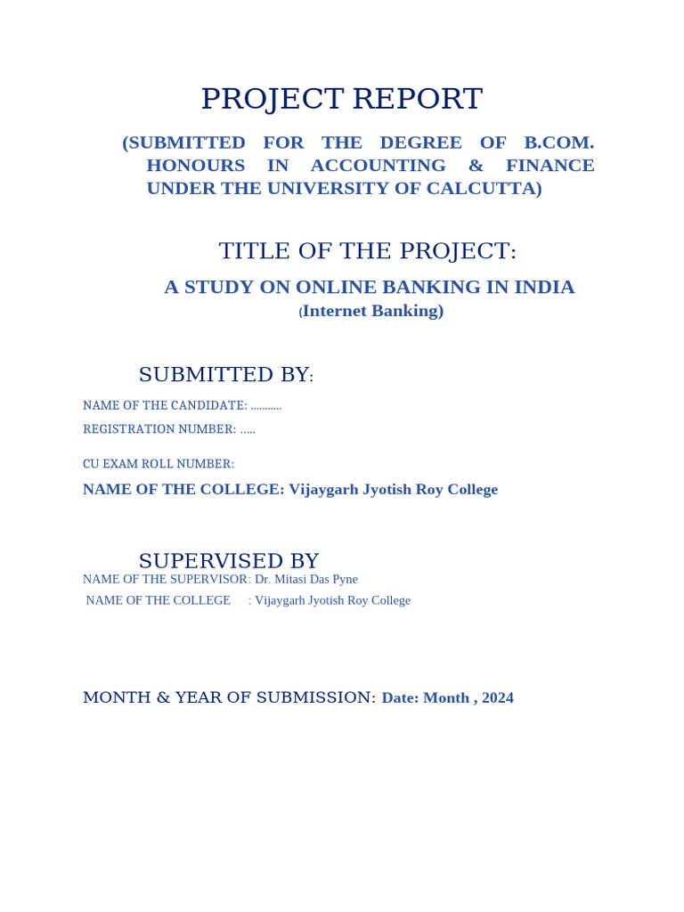 Project Work | PDF