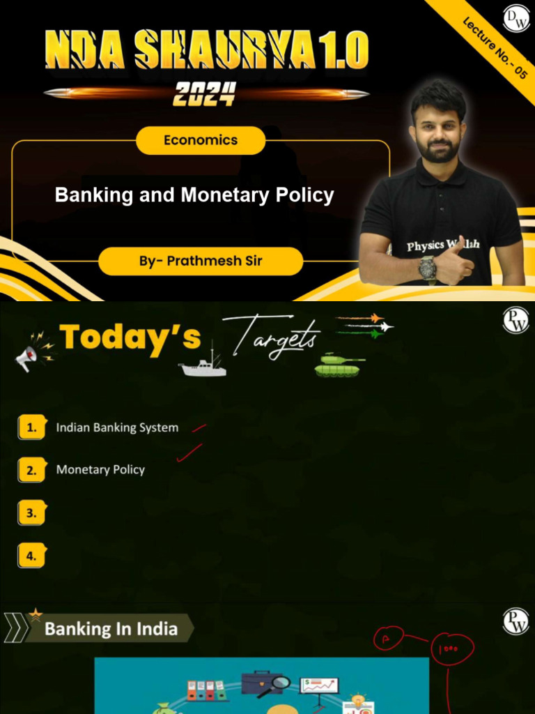 Economics 05 - Class Notes - NDA Shaurya 1.0 2024 | PDF