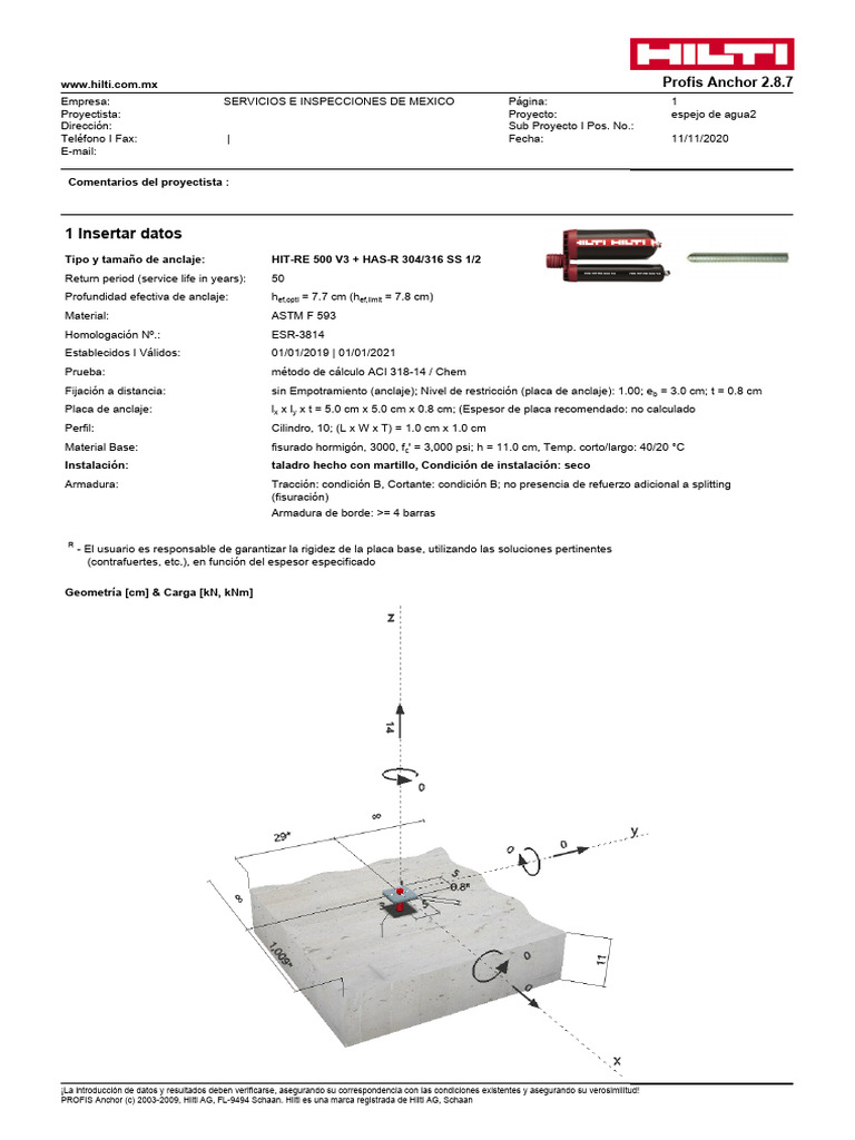 Reporte Hilti | PDF