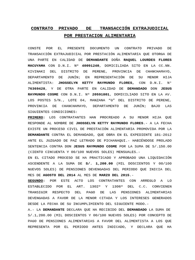 Flores Macuyama, Raquel Lourdes - Raymundo Cosme, Jesus | PDF