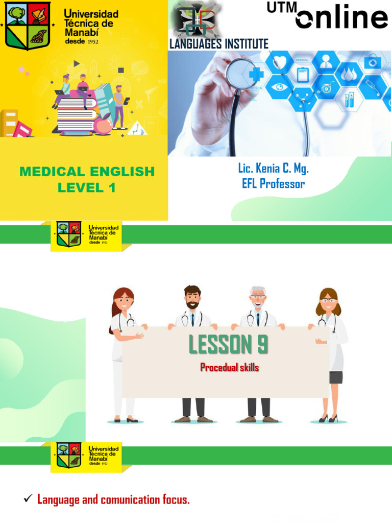 LESSON 9 EXPLAINING PROCEDURES | PDF