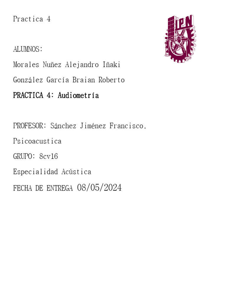 Practica4.psicoacustica Morales | PDF