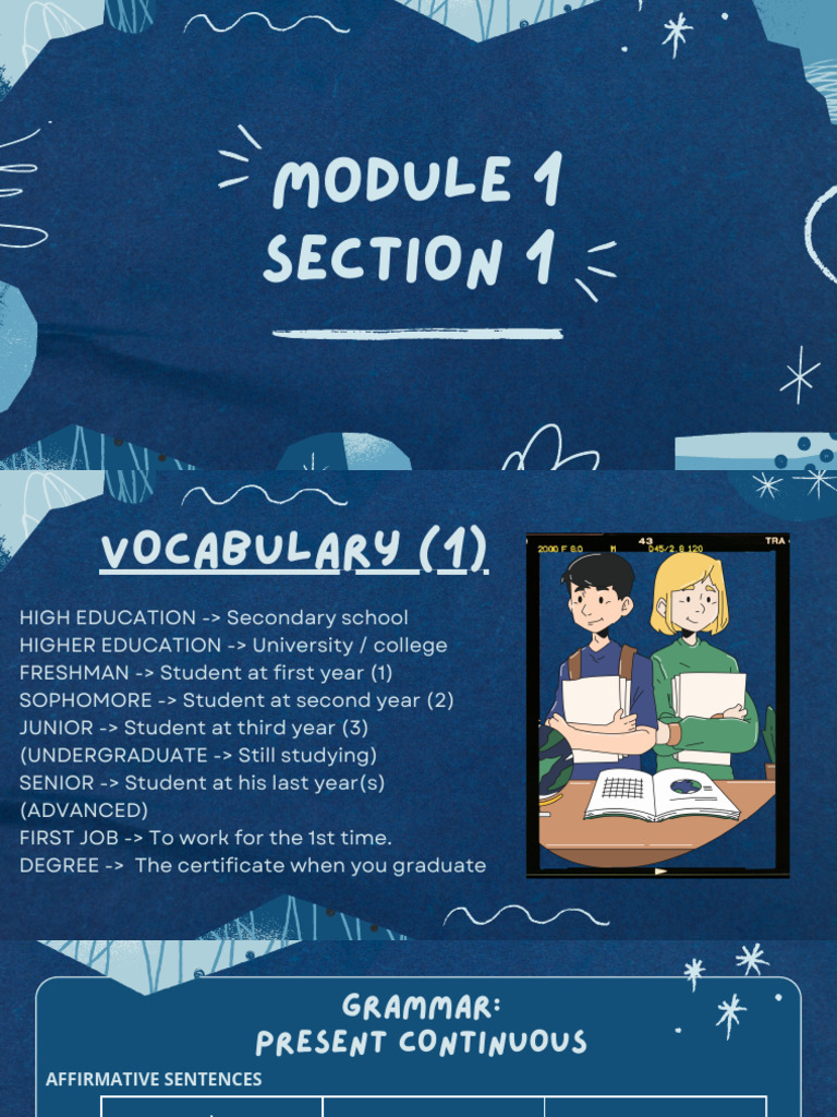 module 1 section 1 | PDF
