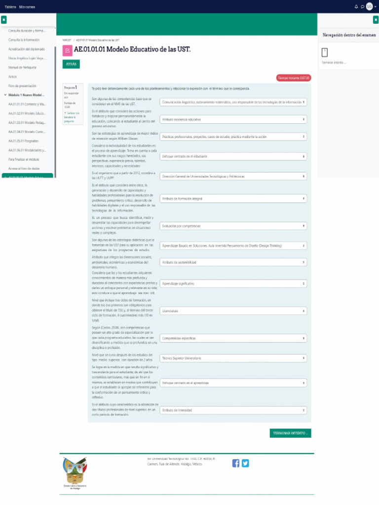 AE.01.01.01 Modelo Educativo de Las UST. - Utdistancia - Uttt.edu - MX | PDF