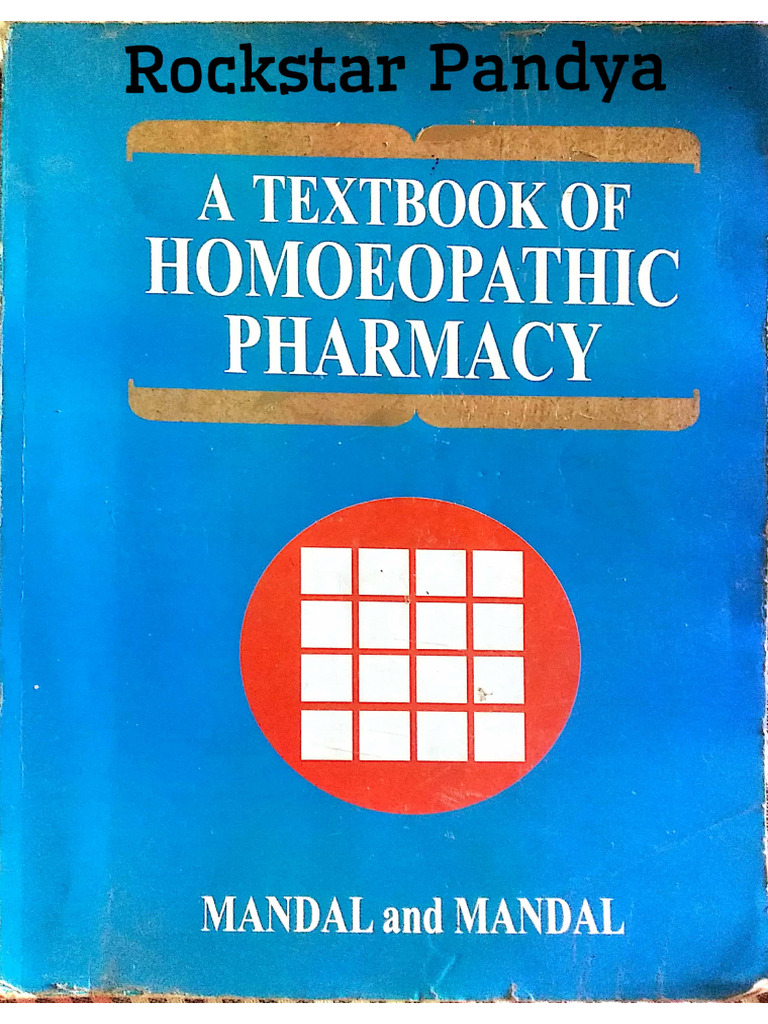 Pharmacy Textbook - by Mandal & Mandal | PDF