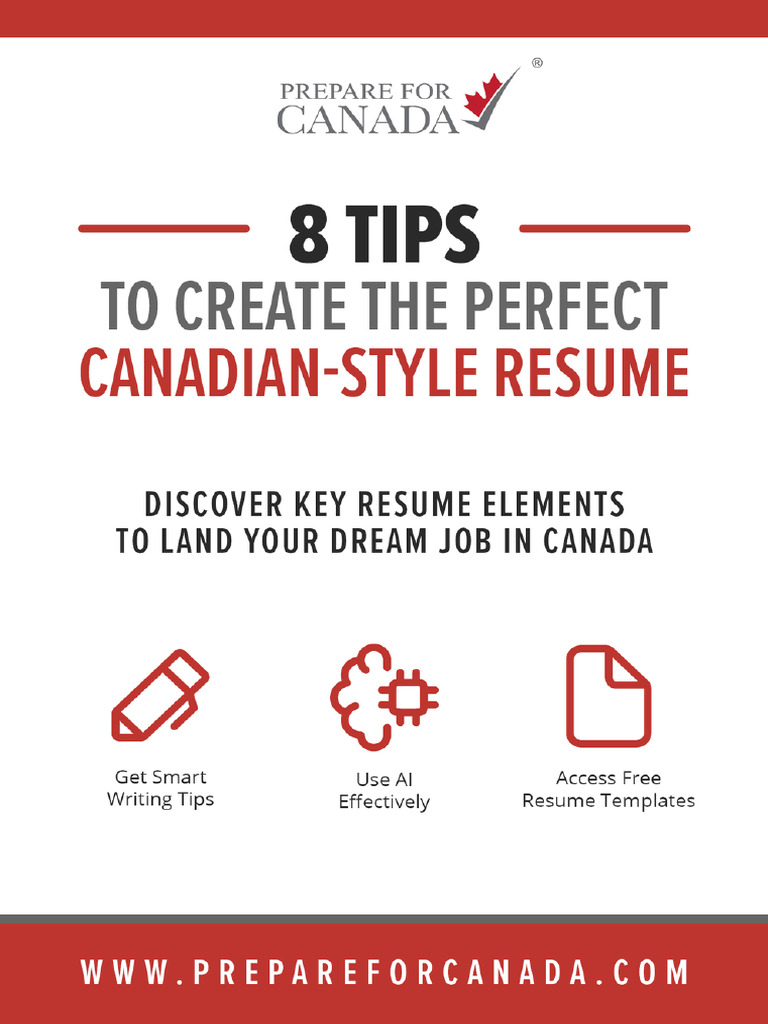 Canadian Resume Template 2021 | PDF