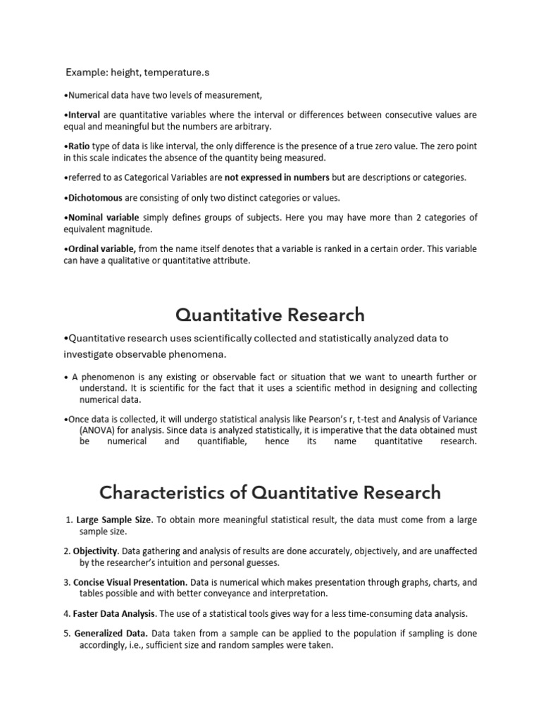Quantitative Research | PDF