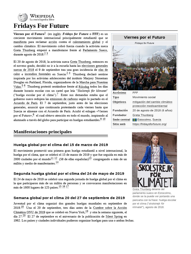 Fridays For Future | PDF