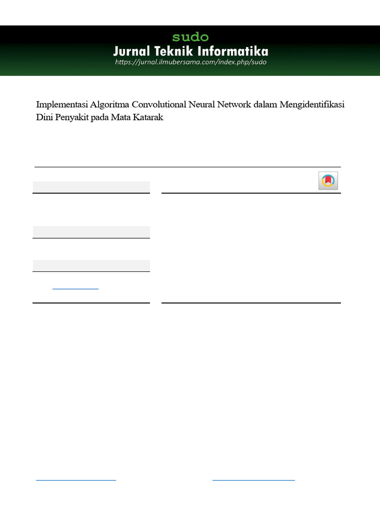 167 175 Implementasi Algoritma Convolutional Neural Network Dalam Mengidentifikasi Dini Penyakit