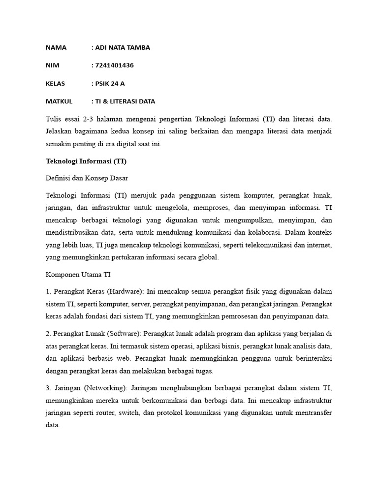 Adi Nata Tamba | PDF