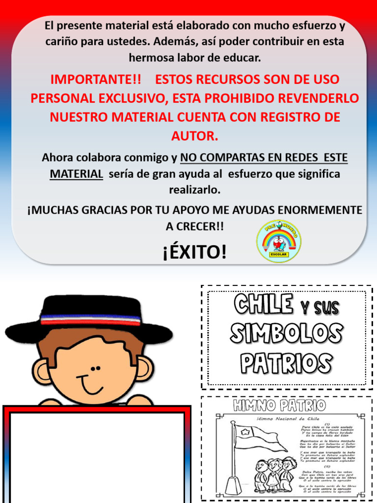 MINI LIBROS - Simbolos Patrios | PDF