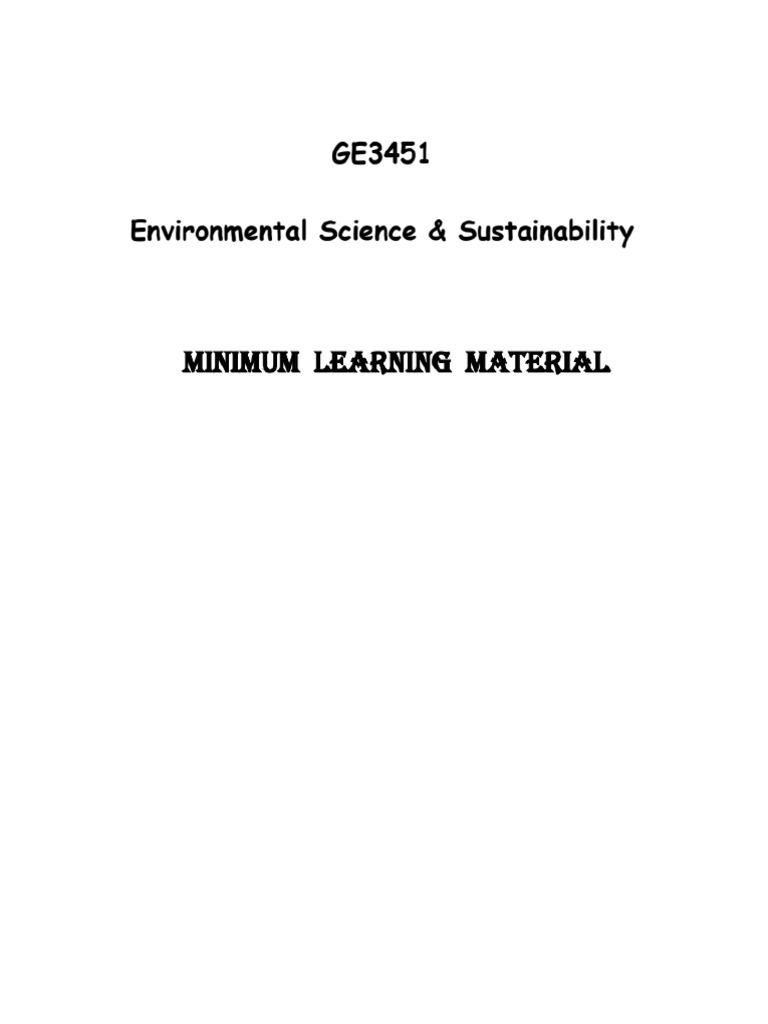 EVS Simplified Materials | PDF