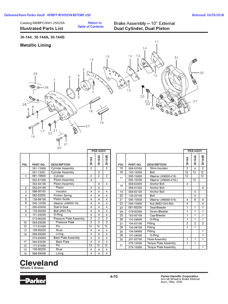Ipl 30-144 - Brake Assembly | PDF