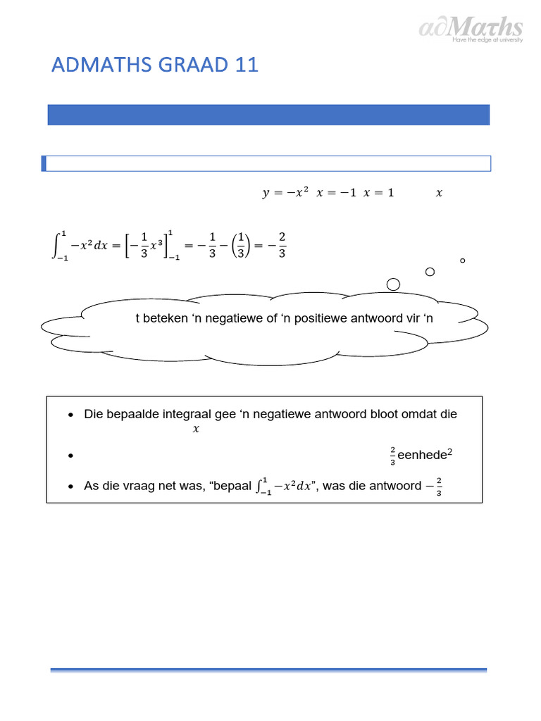 C13 A Bepaalde Integraal | PDF