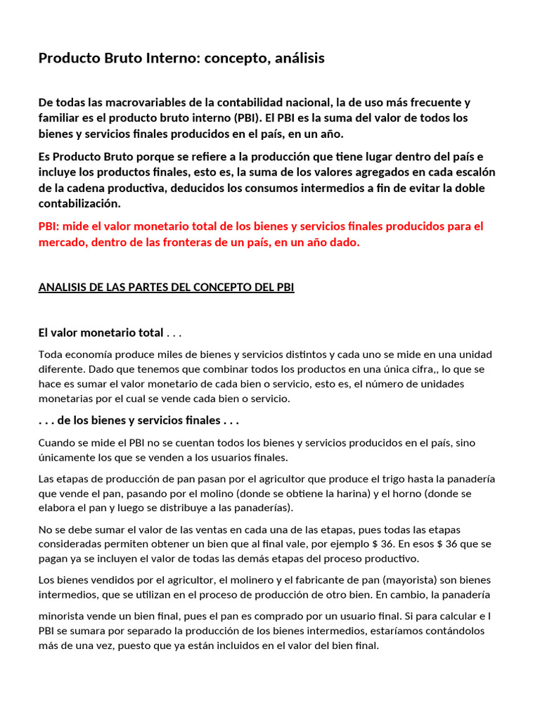 PBI concepto | PDF