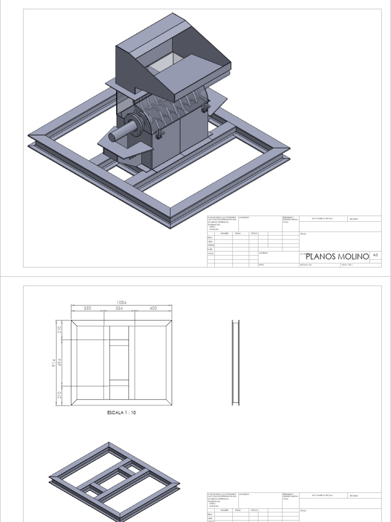 Planos Molino PDF | PDF