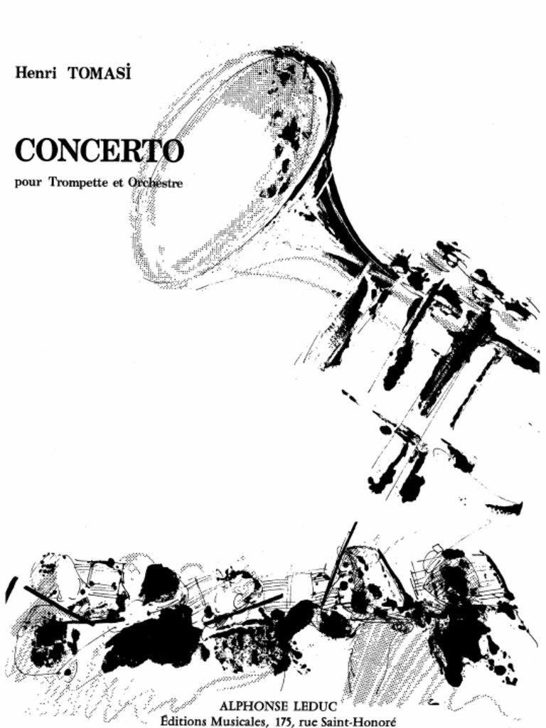 Tomasi - Concerto Pour Trompette Et Orchestre - Leduc | PDF