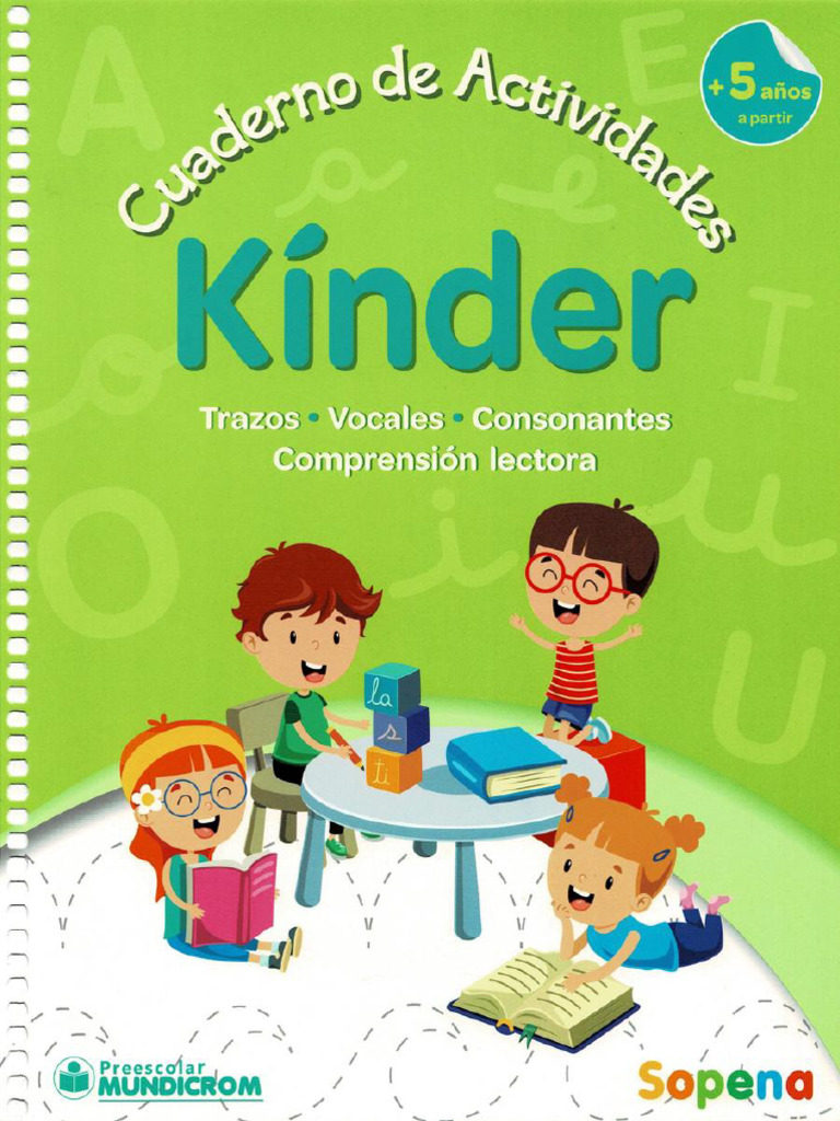 Cuaderno Actividades Kinder | PDF