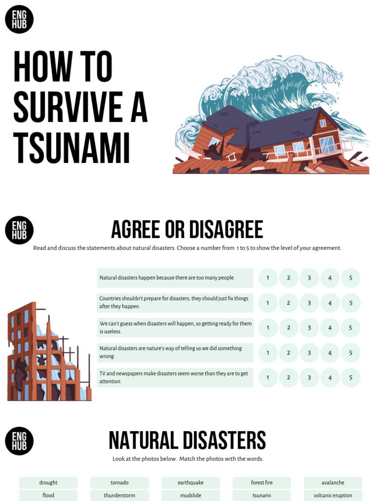 A2-B1 How To Survive A Tsunami SV | PDF