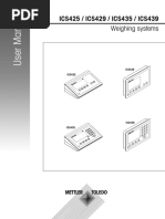 Mettler Ics429 User Manual | PDF | Rechargeable Battery | Battery Charger