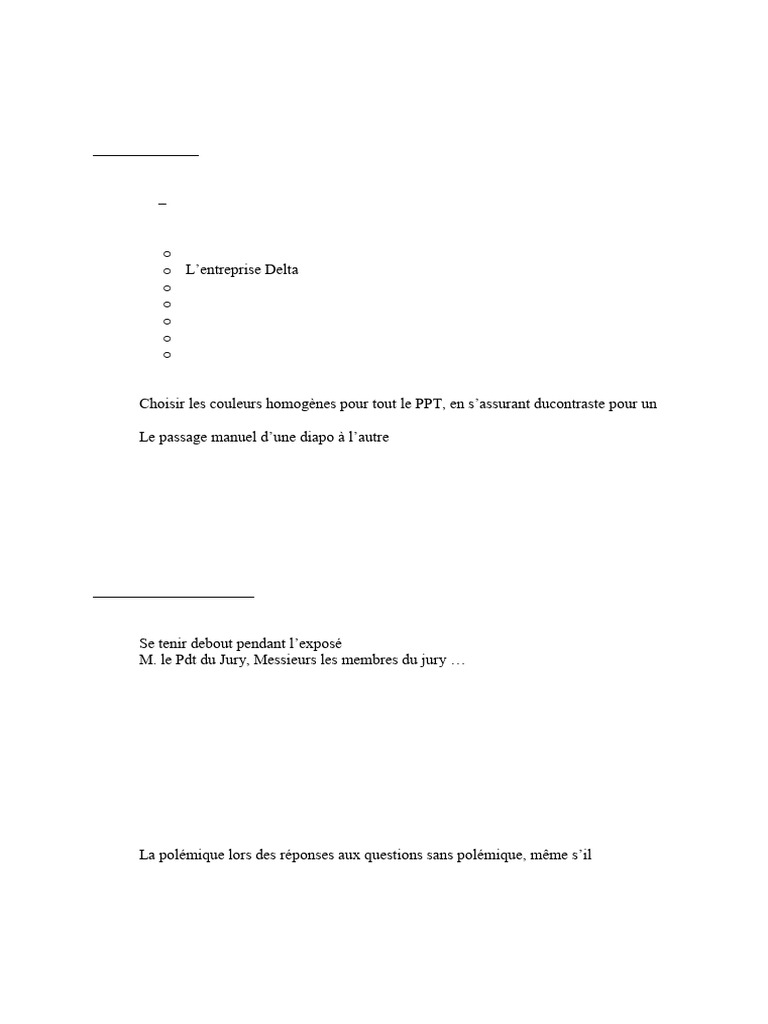 Bonnes Pratiques Soutenance | PDF