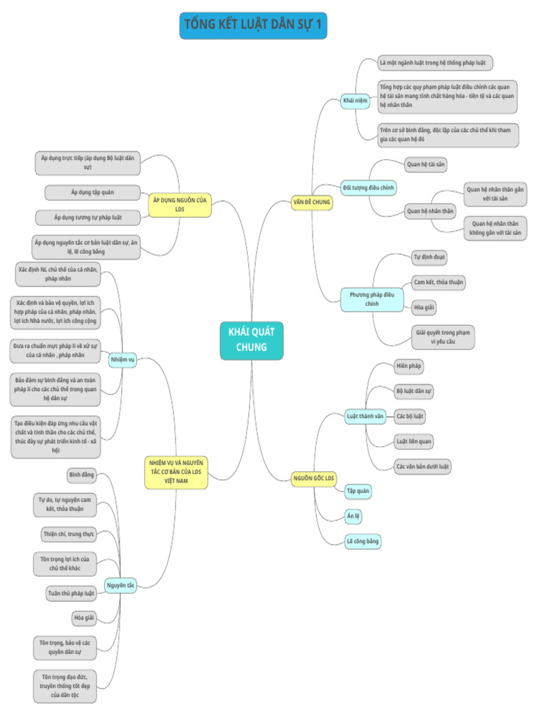 Mindmap Chương 1 | PDF