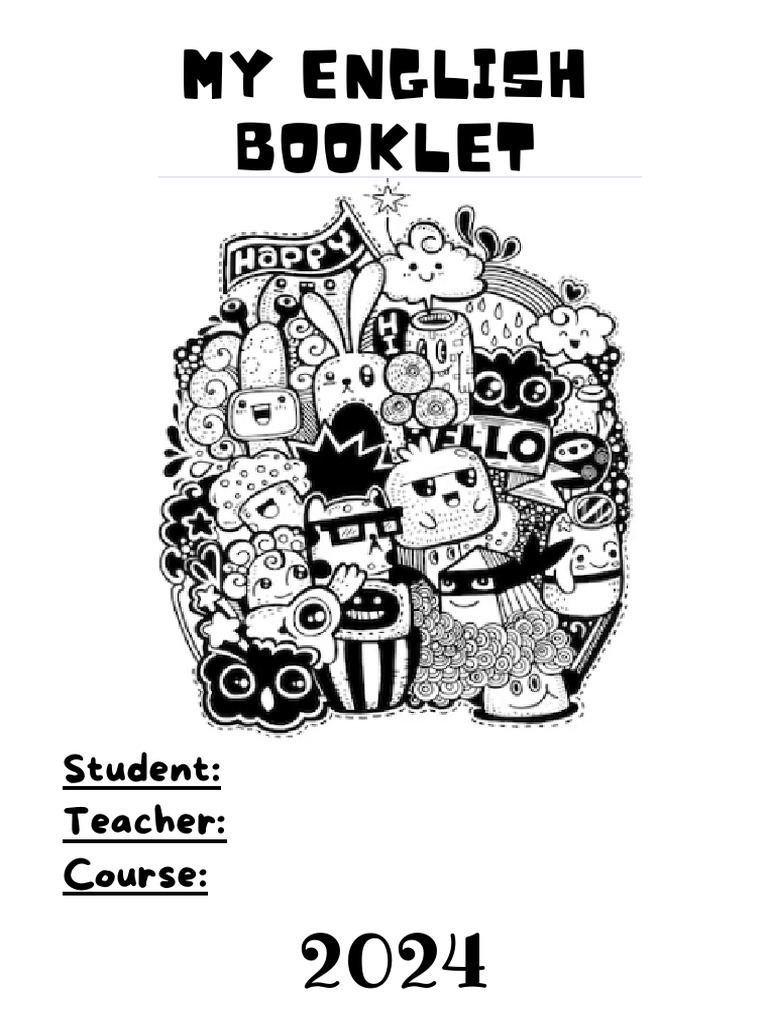 Booklet English 6 Grade | PDF