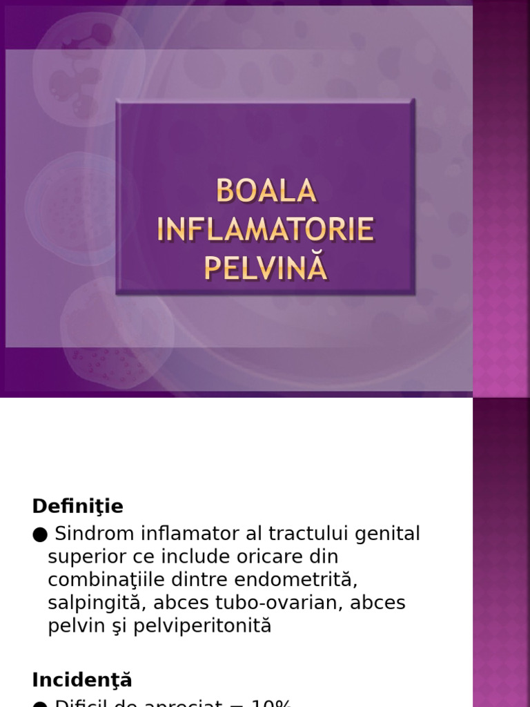 25- Boala inflamatorie pelvina | PDF