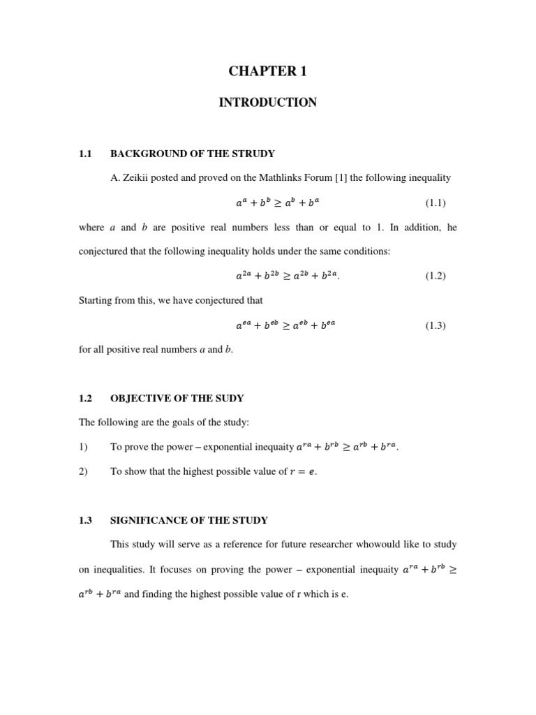 Math Thesis | PDF | Maxima And Minima | Logic
