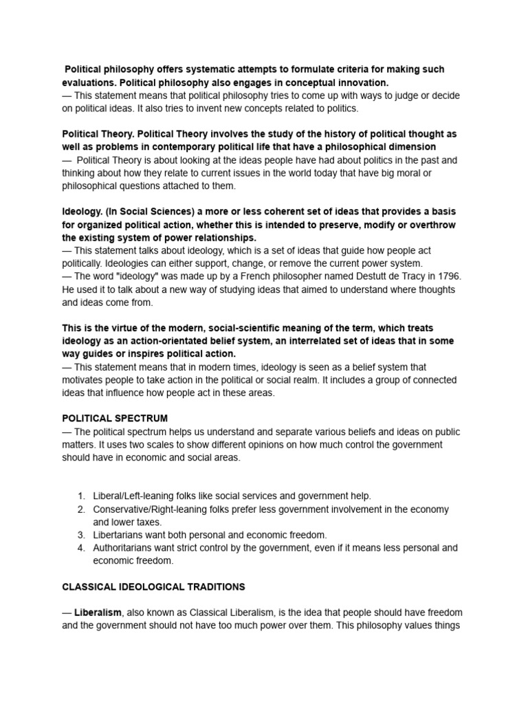 Pol Gov | PDF | Ideologies | Politics