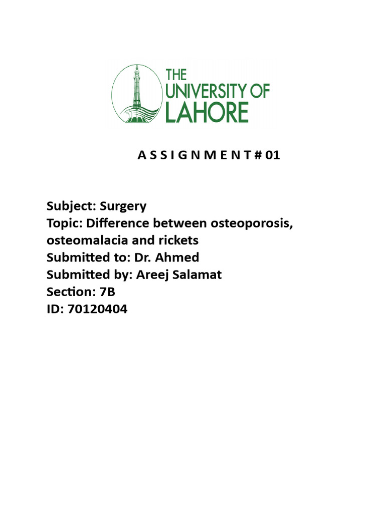 Surgery 1 | PDF