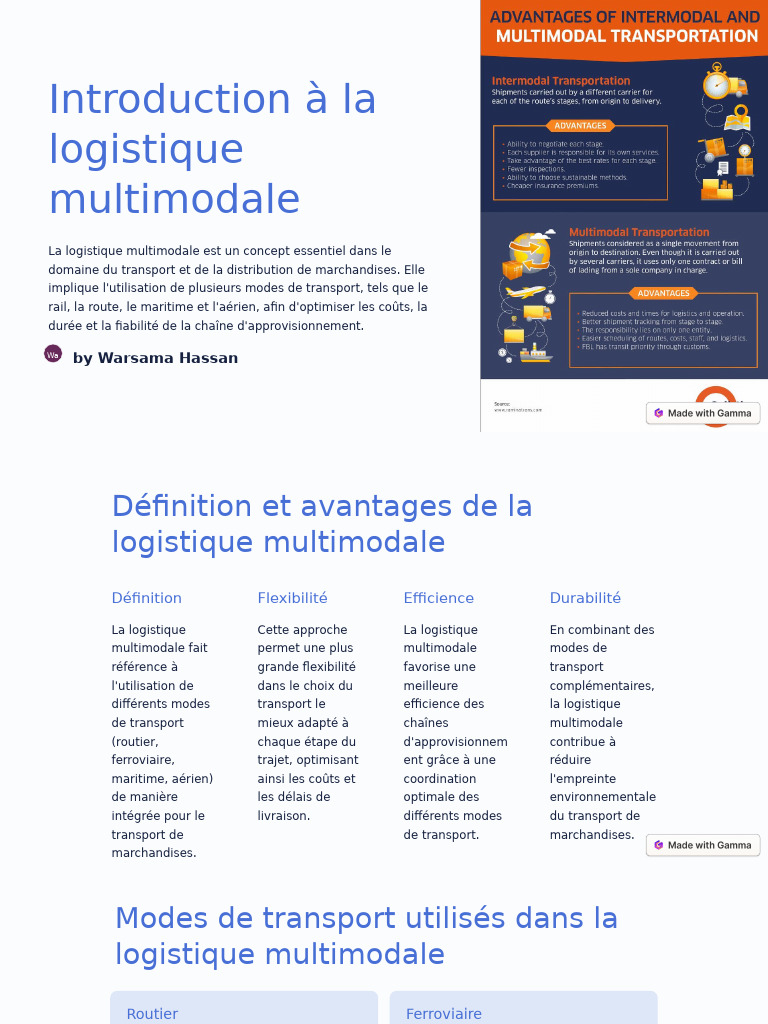 Introduction A La Logistique Multimodale 3 | PDF