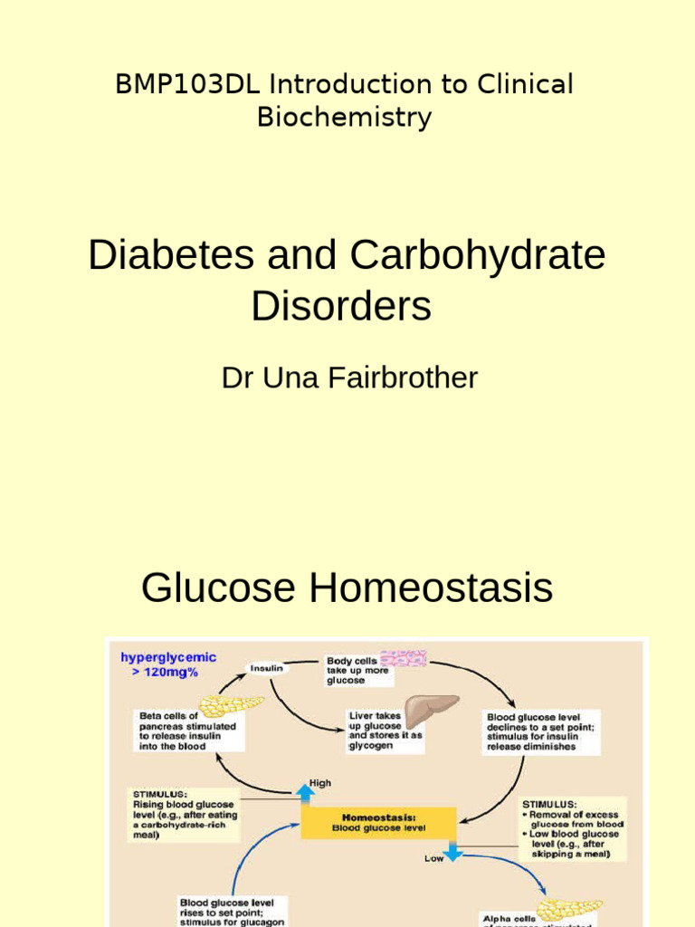 Lecture9 Diabetes and CHO Disorders | PDF