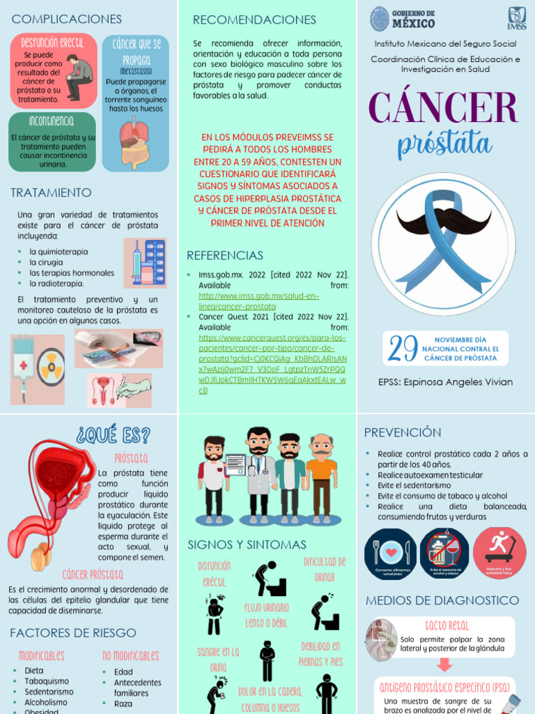 Tríptico_Cáncer de Próstata | PDF