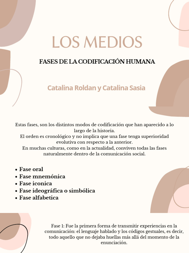 Fases de La Codificacion Humana | PDF