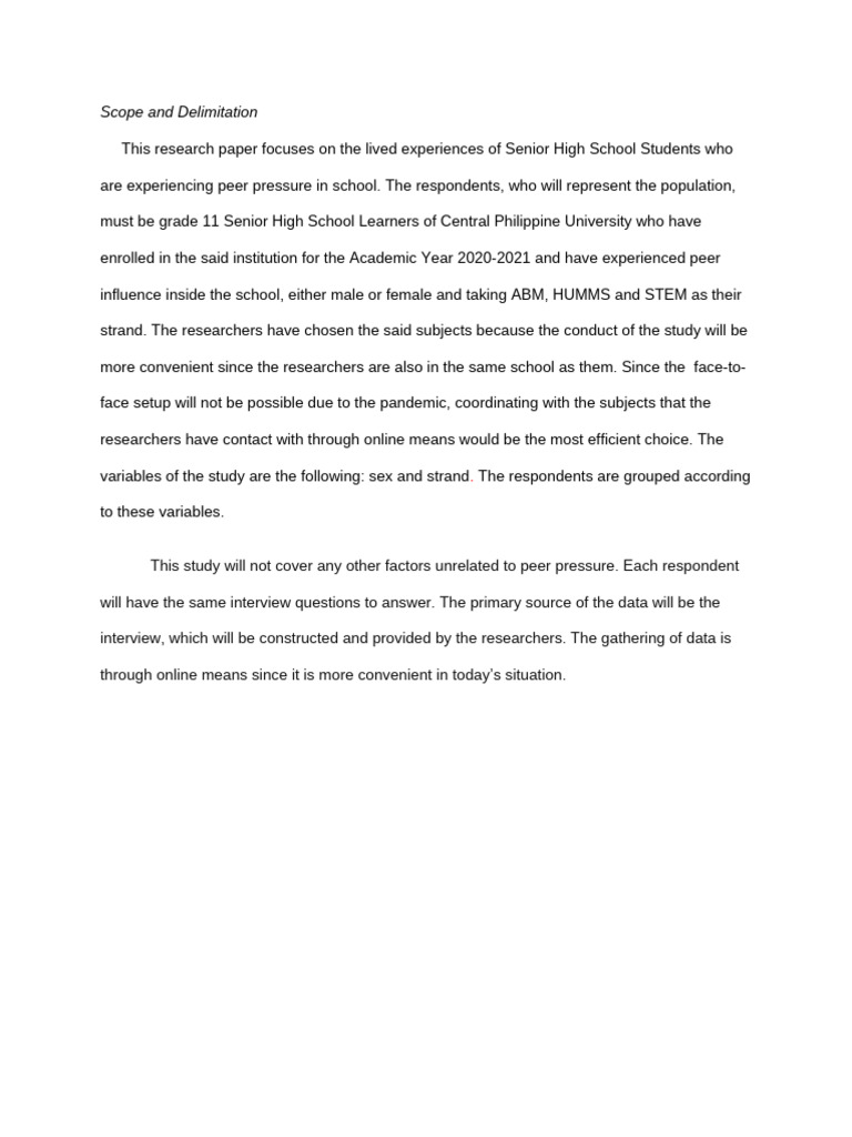 3_Sample_Scope-and-Delimitation | PDF